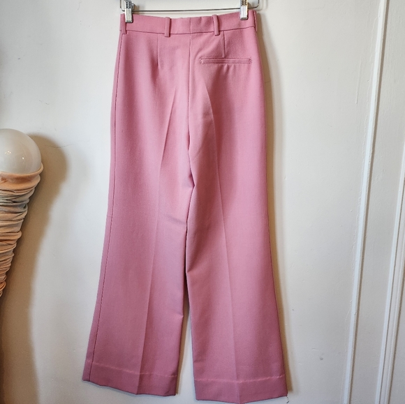Zara | Pants & Jumpsuits | Zara Pink Retro Style Pants | Poshmark